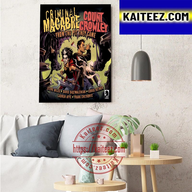 Criminal Macabre Count Crowley From The Pit They Came Art Decor Poster ...