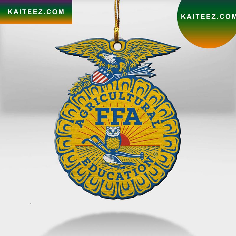 FFA Crest Emblem Christmas Ornament - Kaiteez