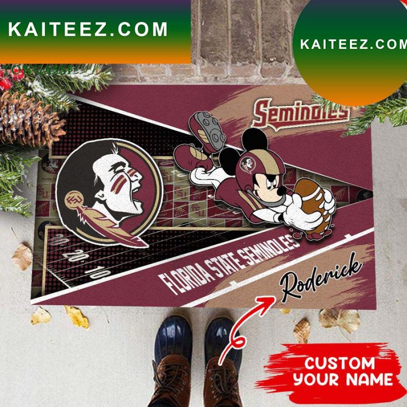 Florida State Seminoles NCAA2 For House of real fans Doormat - Kaiteez