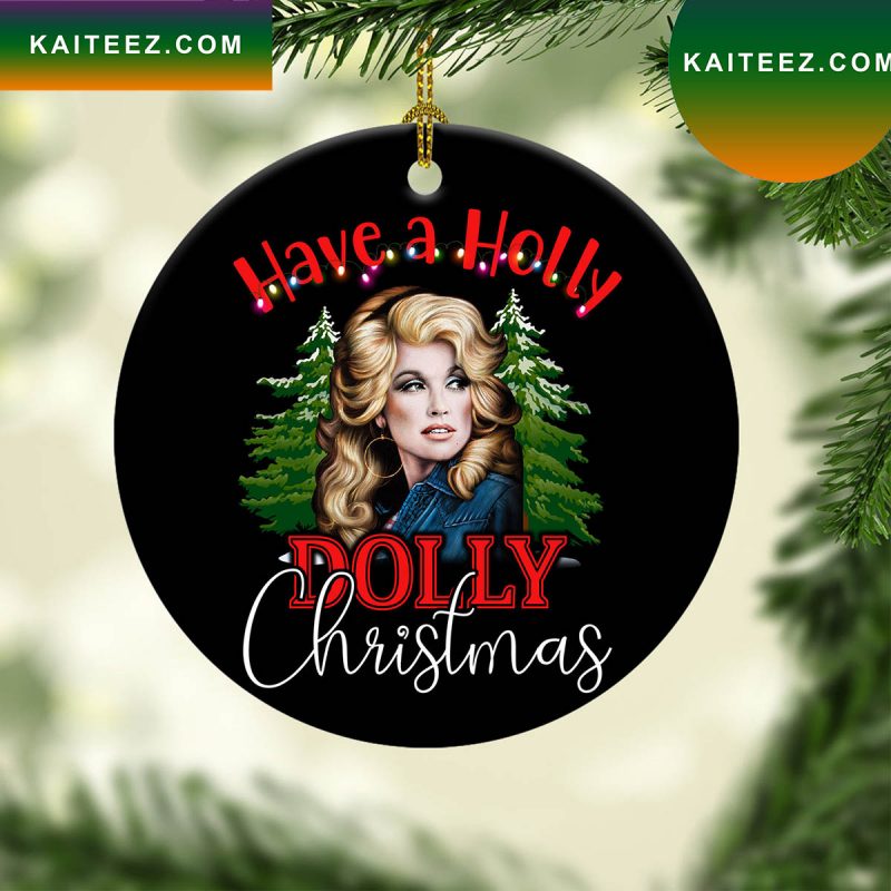 Holly Dolly Christmas Parton 2022 Christmas Ornament - Kaiteez