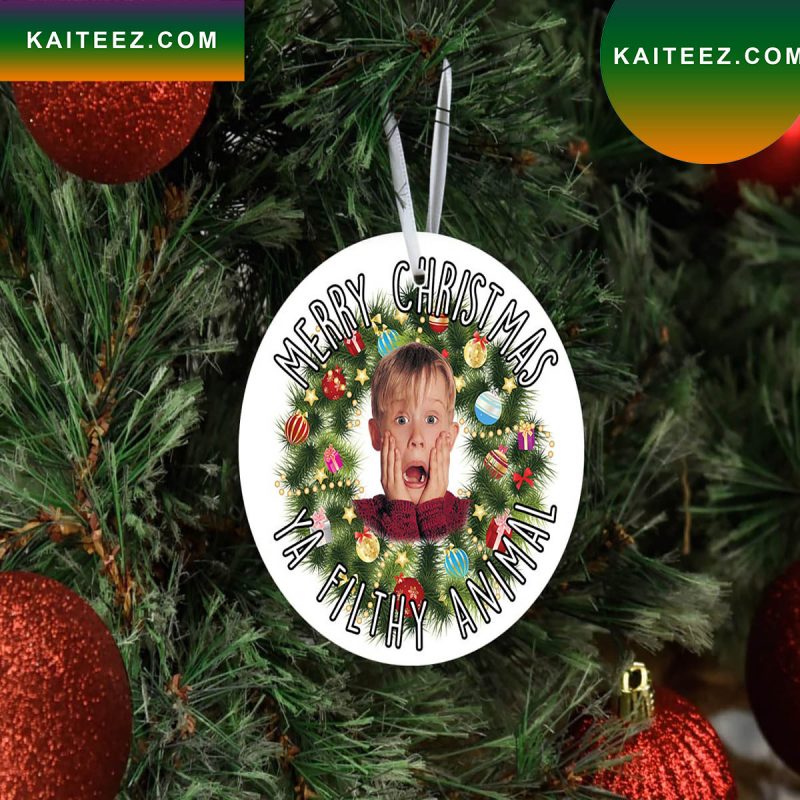 Home Alone Kevin Mccallister Ya Filthy Animal Christmas Ornament - Kaiteez