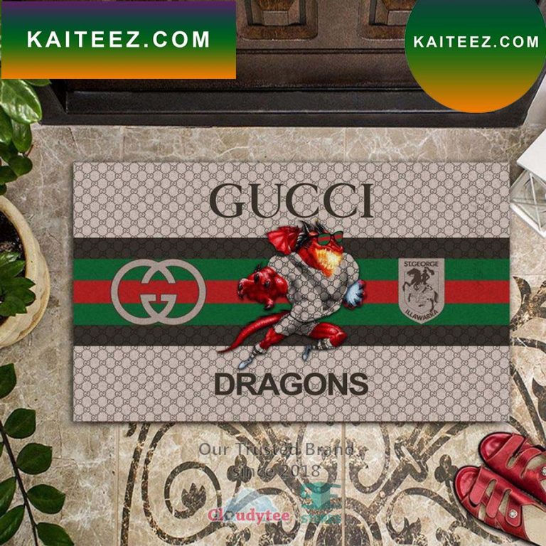 NRL St. George Illawarra Dragons Gucci Doormat - Kaiteez
