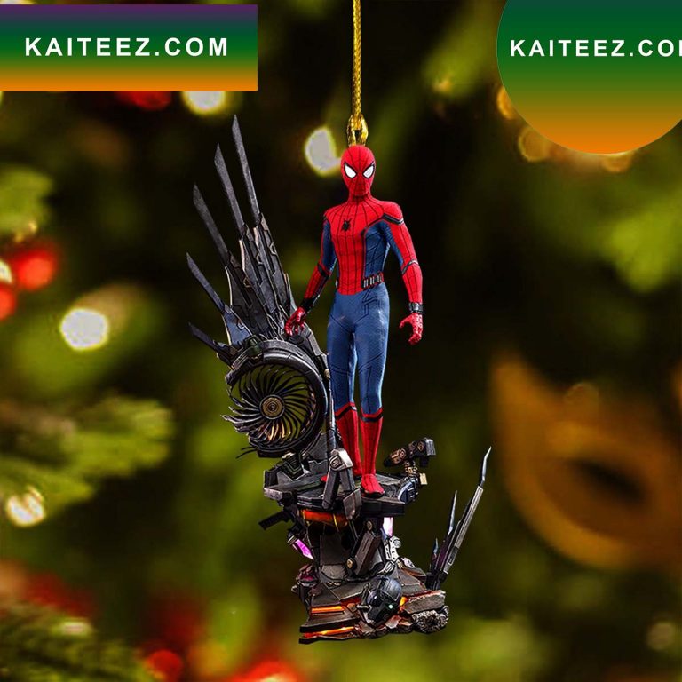 SPECIAL black Spiderman shooting Christmas tree Christmas Ornament ...
