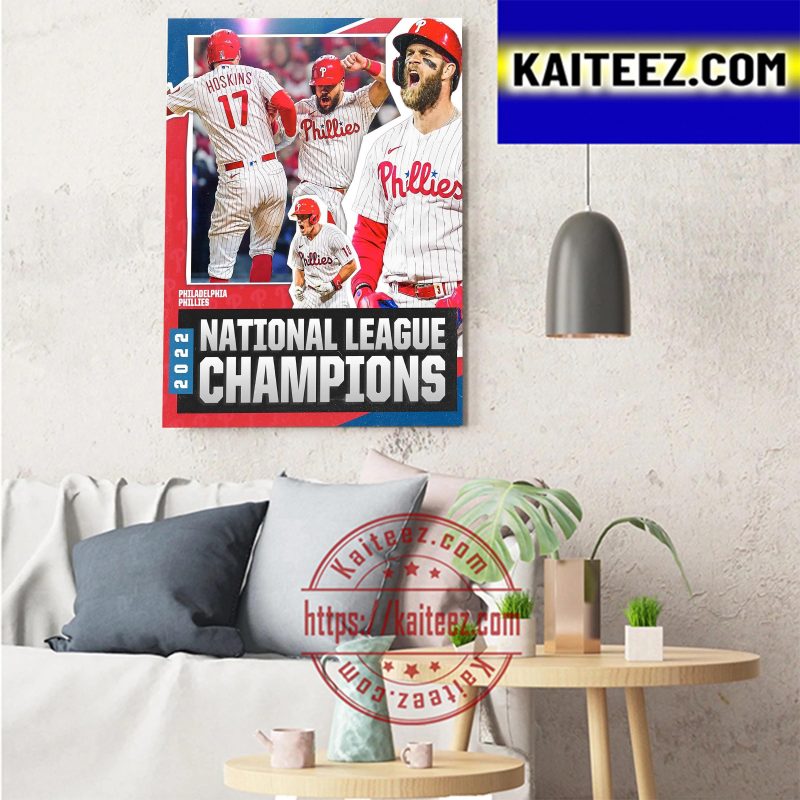 Philadelphia Phillies Are 2022 National League Champions And Headed World Series Art Decor ...