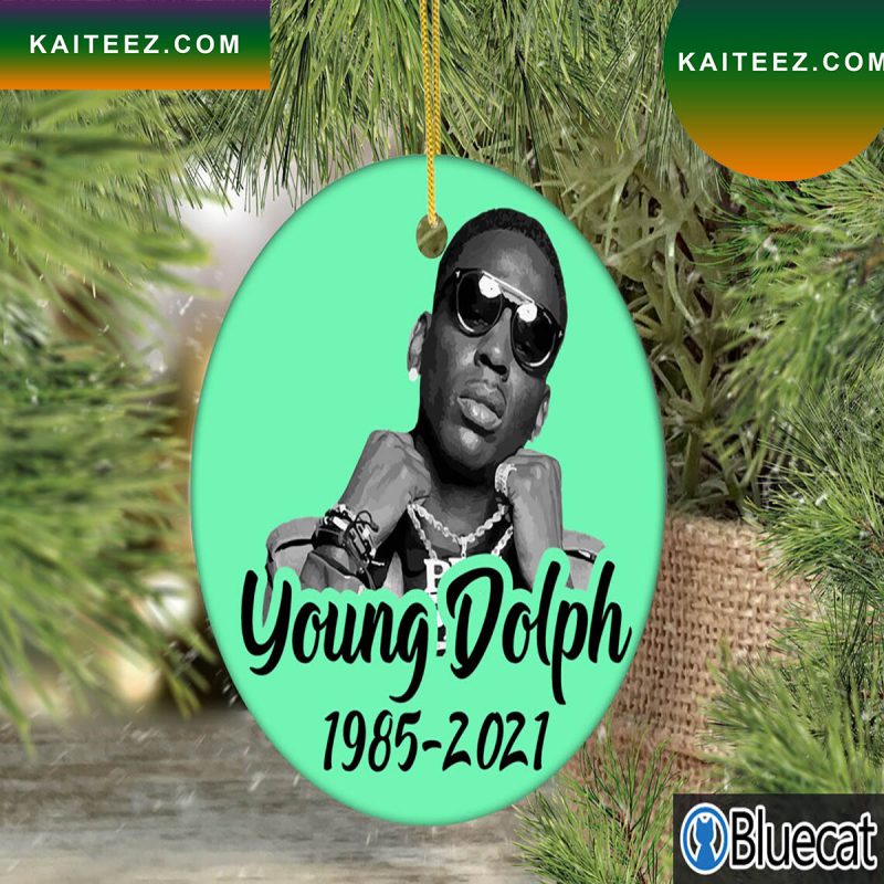 Rapper Young Dolph Rest In Peace Weihnachtsschmuck Christmas Ornament ...