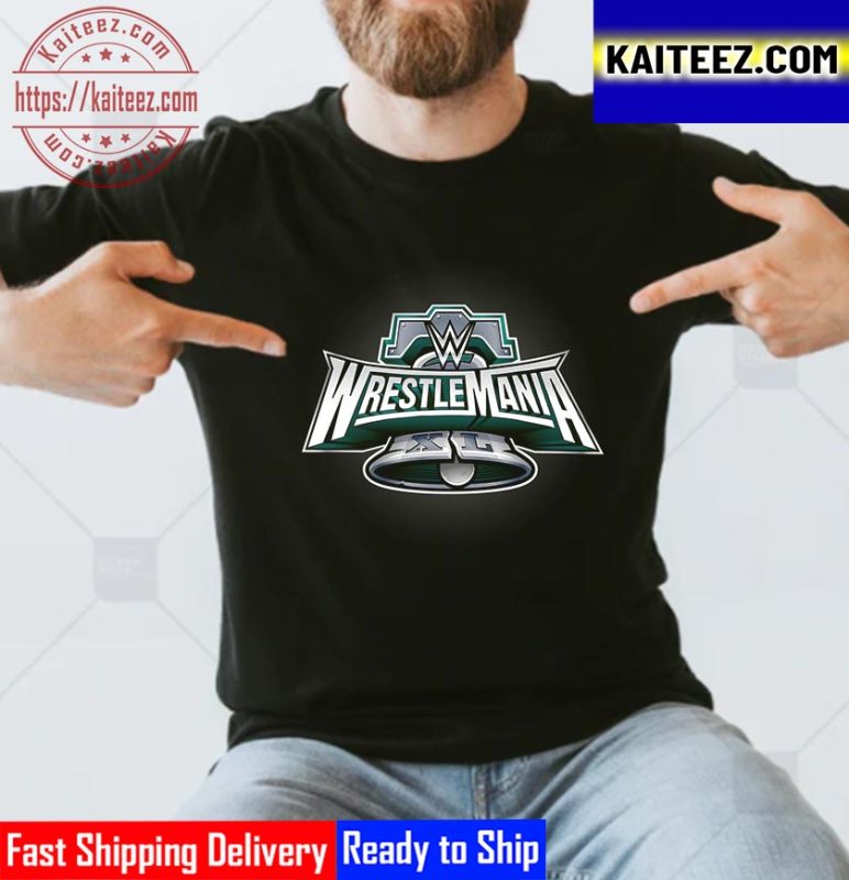 WWE WrestleMania 40 The Official Logo Vintage T-Shirt - Kaiteez