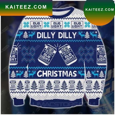Bud Light Dilly Dilly Ugly Christmas Sweater - Kaiteez