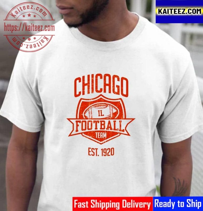 Chicago Football Team Est 1920 Vintage T-Shirt - Kaiteez