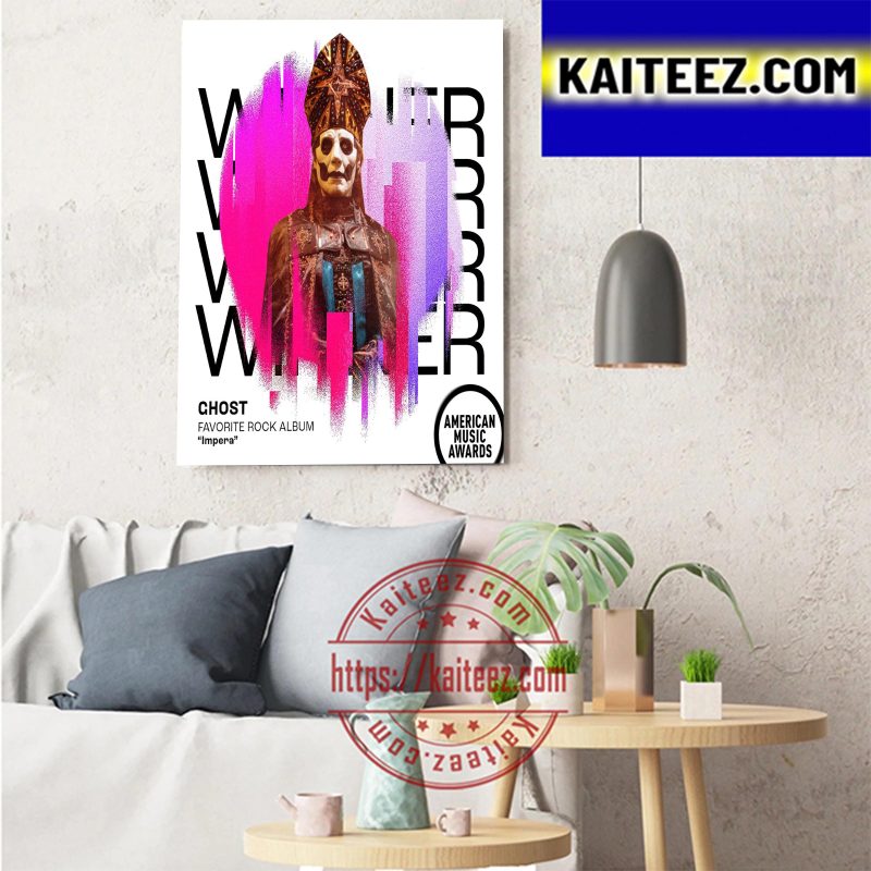 Ghost Wins AMAs Award For Favorite Rock Album Impera Art Decor Poster ...