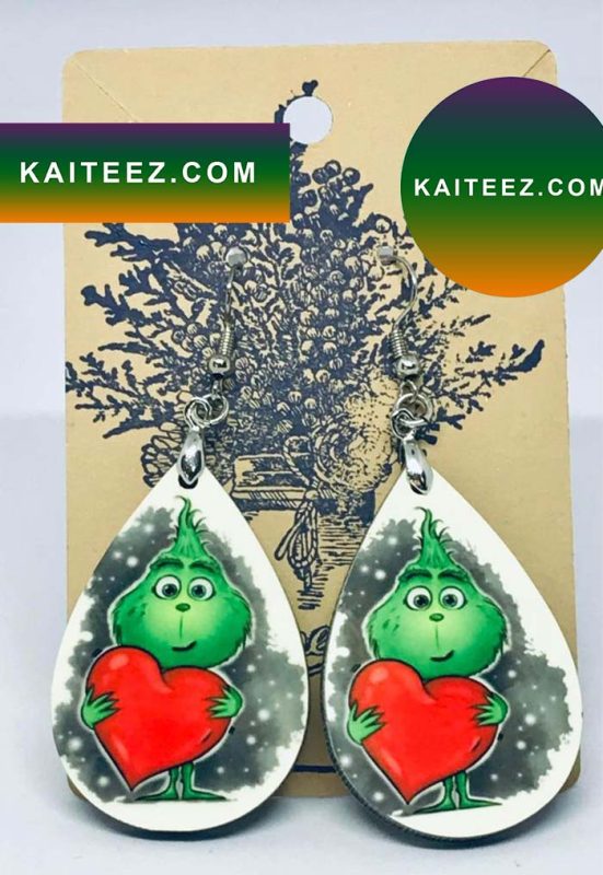 Grinch Heart Hug Grinch Decorations Outdoor Ornament - Kaiteez