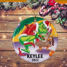 Grinch St. Louis Cardinals Christmas Ceramic Grinch Christmas Ornament ...