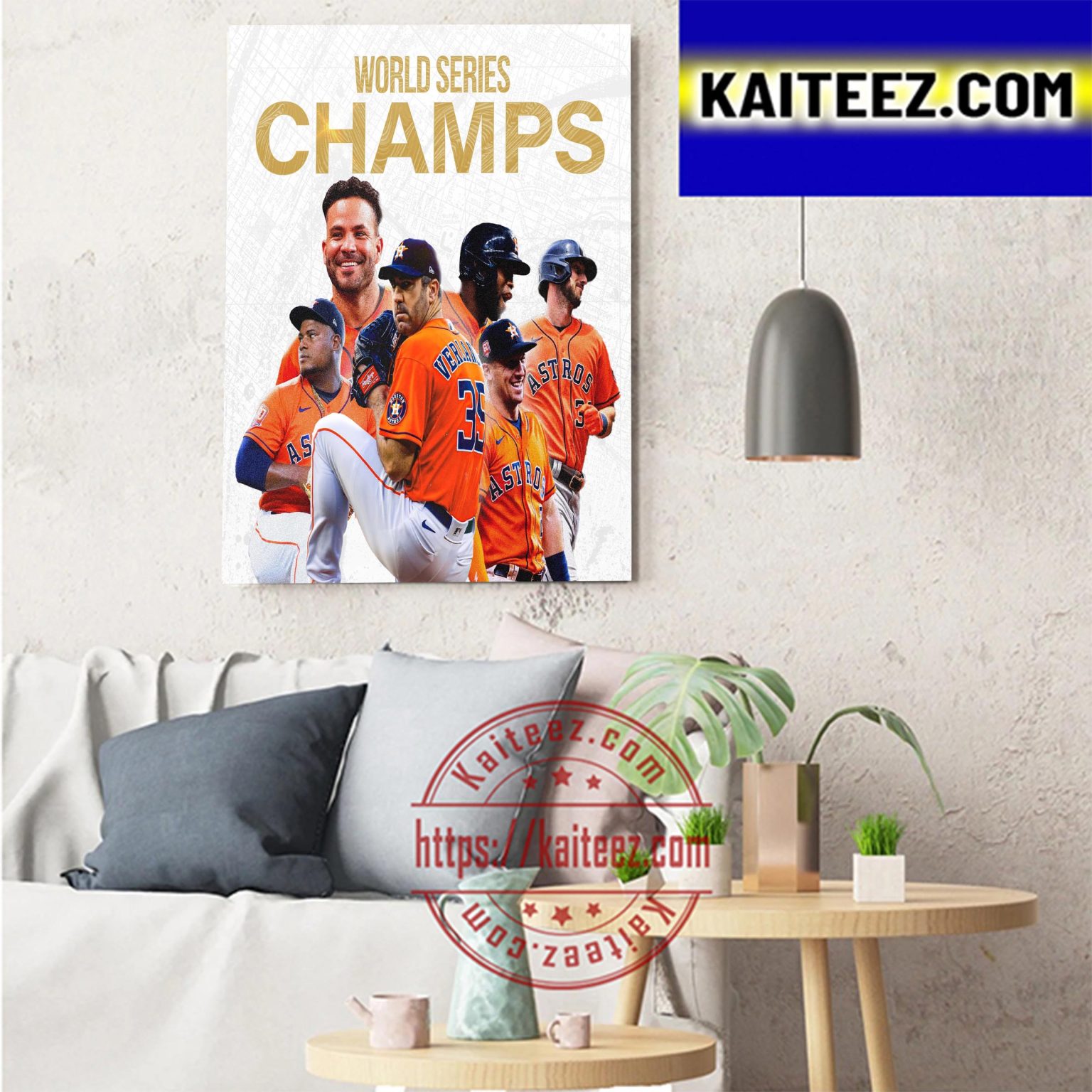 Houston Astros Champions 2022 World Series Champs Art Decor Poster ...