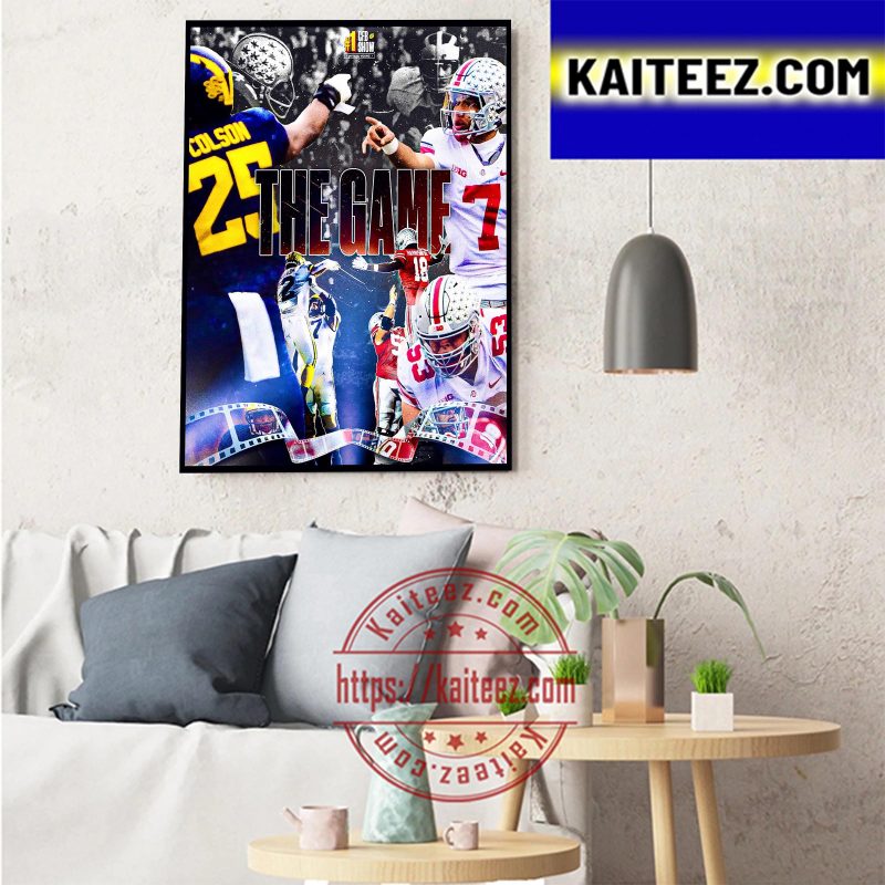 Michigan Football Vs Ohio State Football The Game Art Decor Poster ...