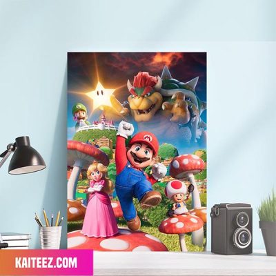 Super Mario Movie Character Mario Poster - Kaiteez