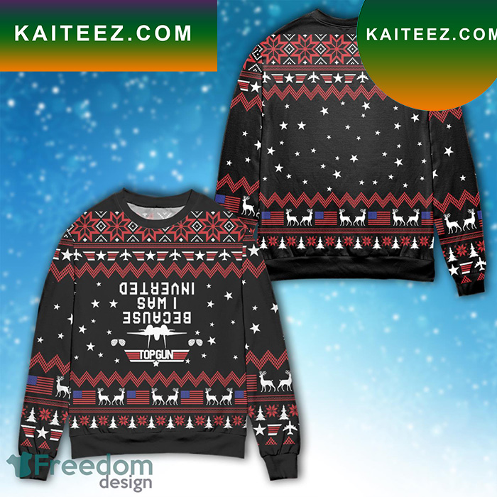 Now I Have A Machine Gun Sweater Top Gun Fighter Jet Christmas Sweater ...