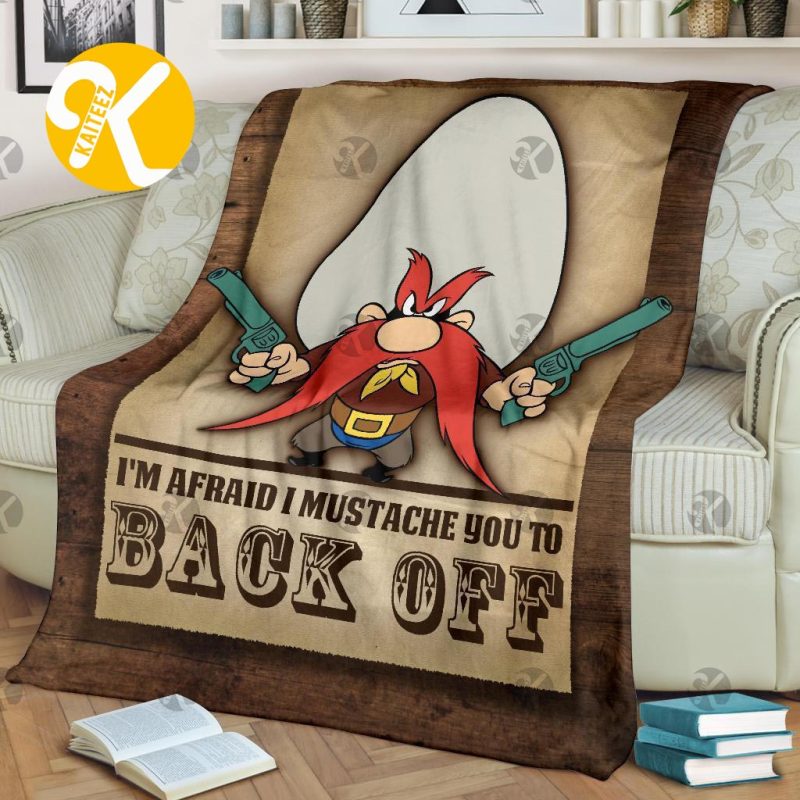 Vintage Disney Yosemite Sam Back Off Funny Throw Blanket - Kaiteez