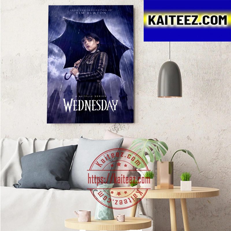 Wednesday New Poster Movie Art Decor Poster Canvas - Kaiteez