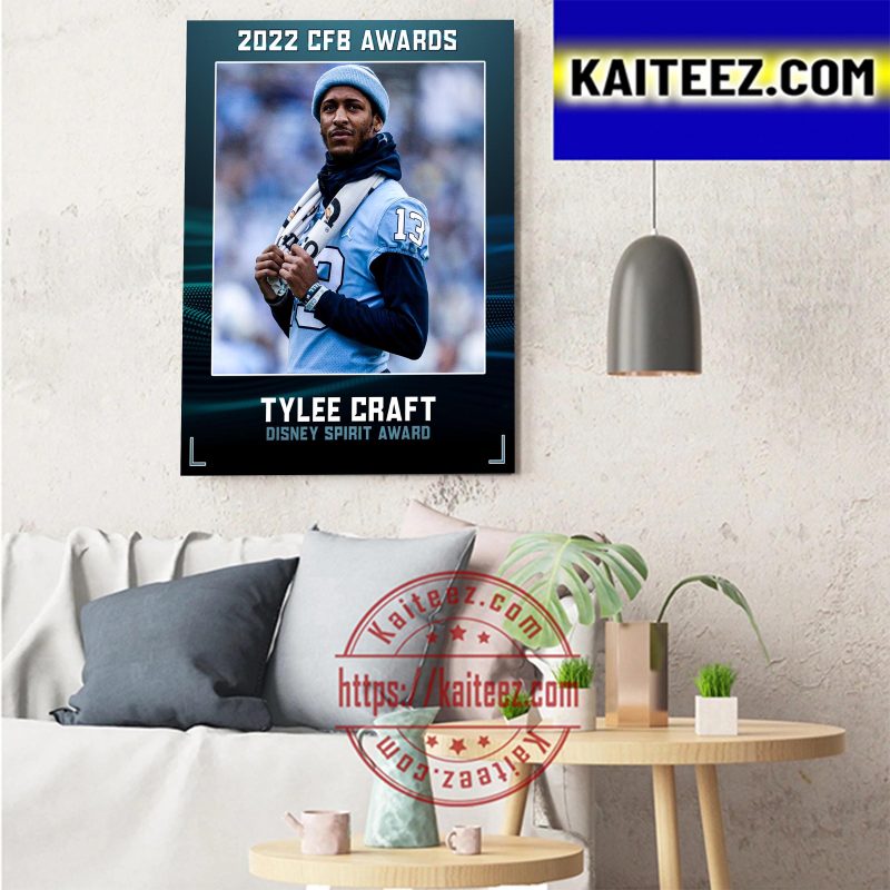 2022 CFB Awards Tylee Craft Is The Disney Spirit Award Art Decor Poster ...