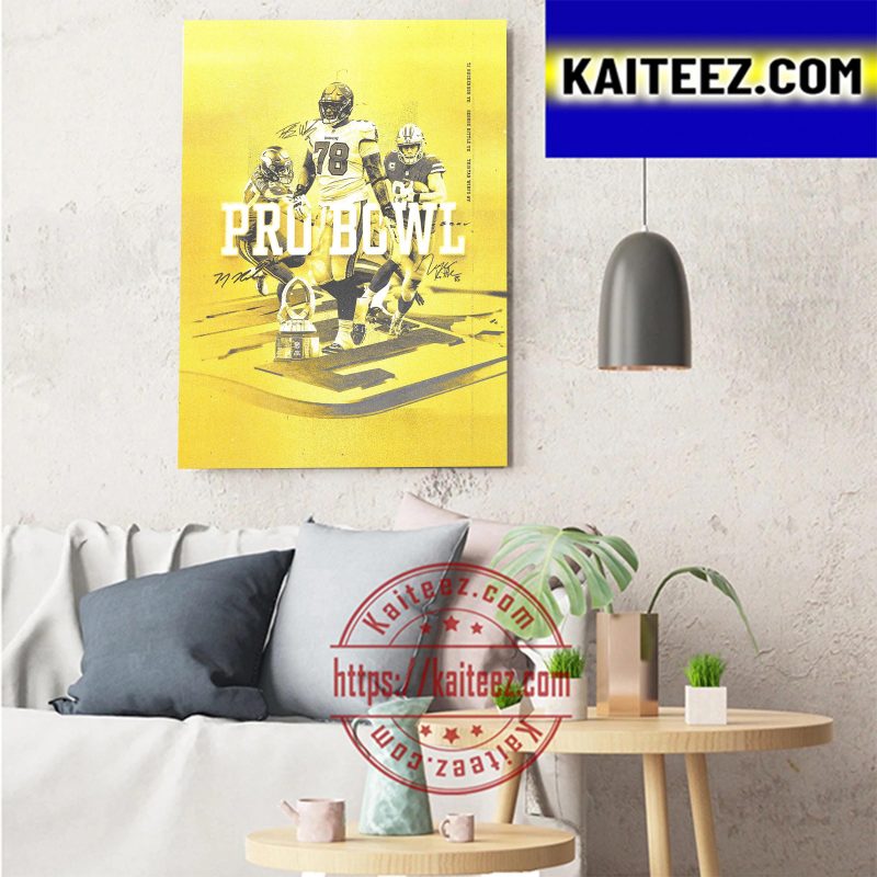 Hawkeye Football Pro Bowl x NFL Hawks Art Decor Poster Canvas - Kaiteez
