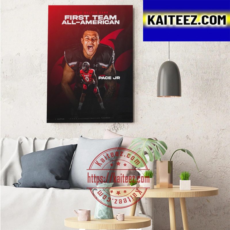 Ivan Pace Jr 2022 Walter Camp First Team All America Art Decor Poster ...