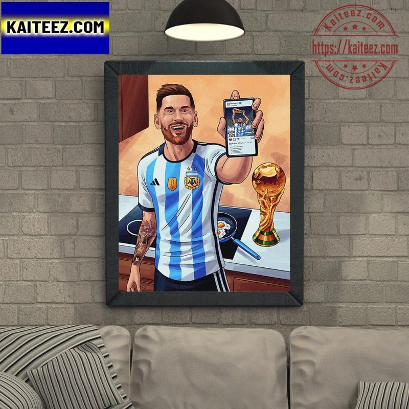 Leo Messi World Cup Victory Post Has Passed The Egg And Is The Most ...
