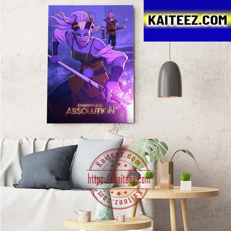 Meet Qwydion And Fairbanks In Dragon Age Absolution Art Decor Poster ...