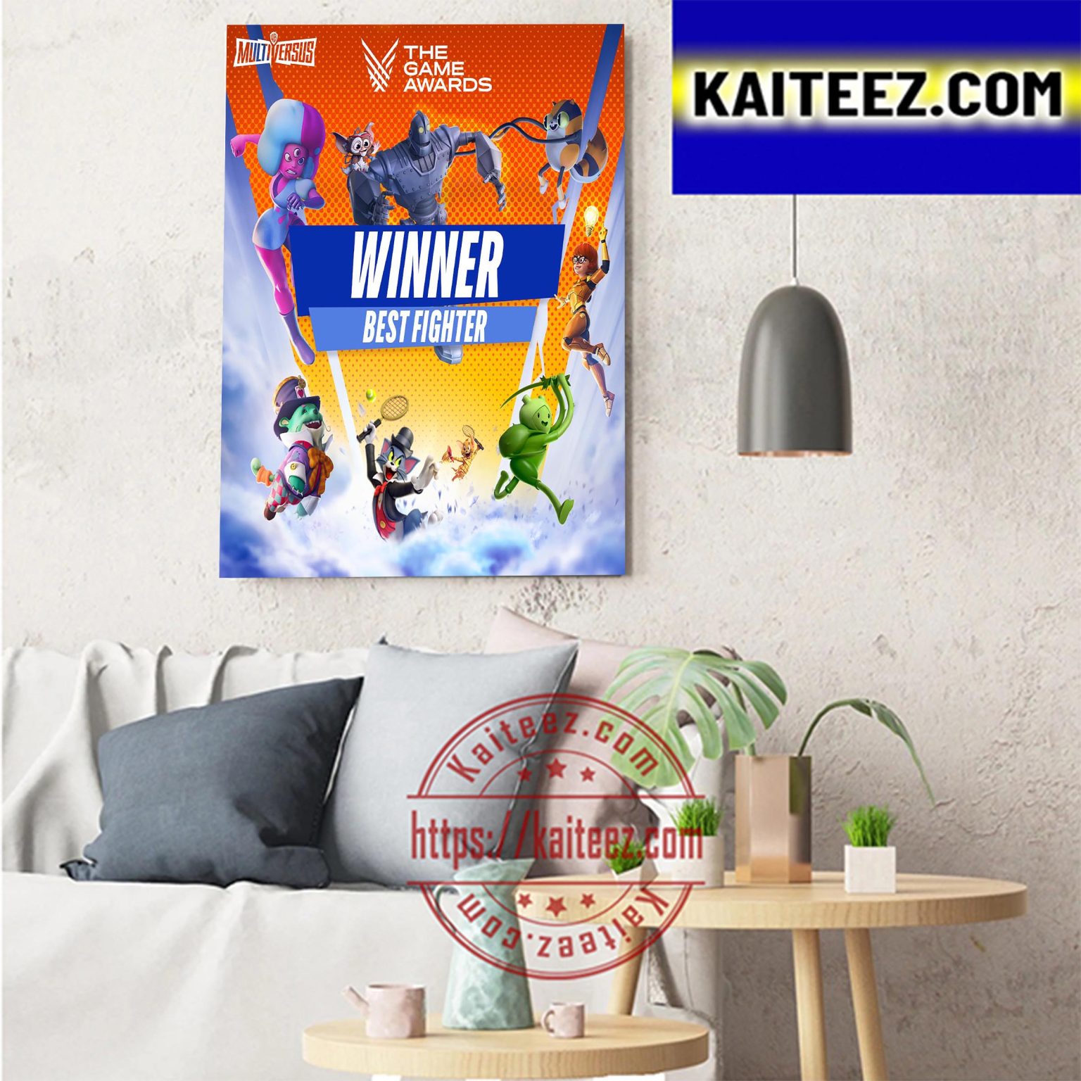 MultiVersus Winner Best Fighter In The Game Awards Art Decor Poster ...