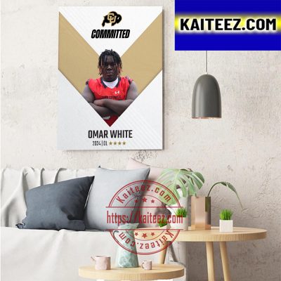 Eric Brantley Jr Committed Colorado Buffaloes Football Art Decor Poster ...