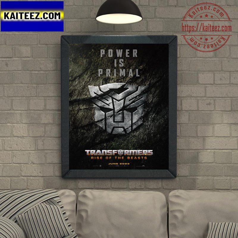 Transformers Rise Of The Beasts Official Poster Art Decor Poster Canvas ...