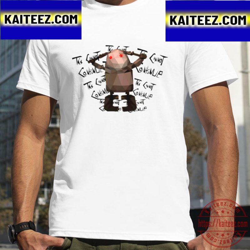 This Cannot Continue Nier Pascal Vintage T-Shirt - Kaiteez