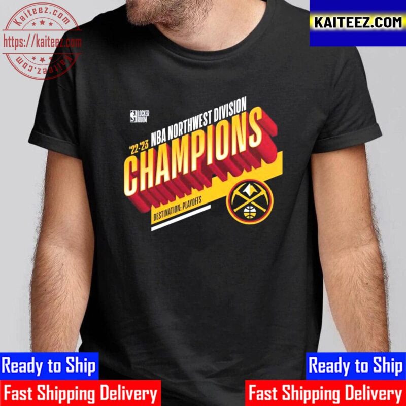 Denver Nuggets 2023 Northwest Division Champions Vintage T-Shirt - Kaiteez
