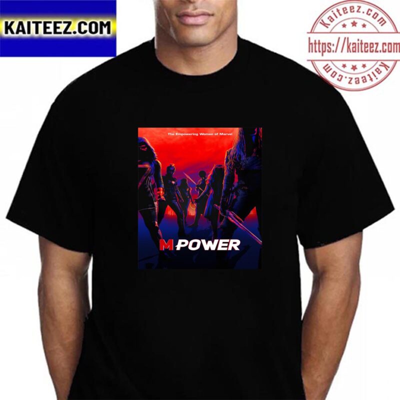 Original Series MPower The Empowering Women Of Marvel Vintage T-Shirt ...