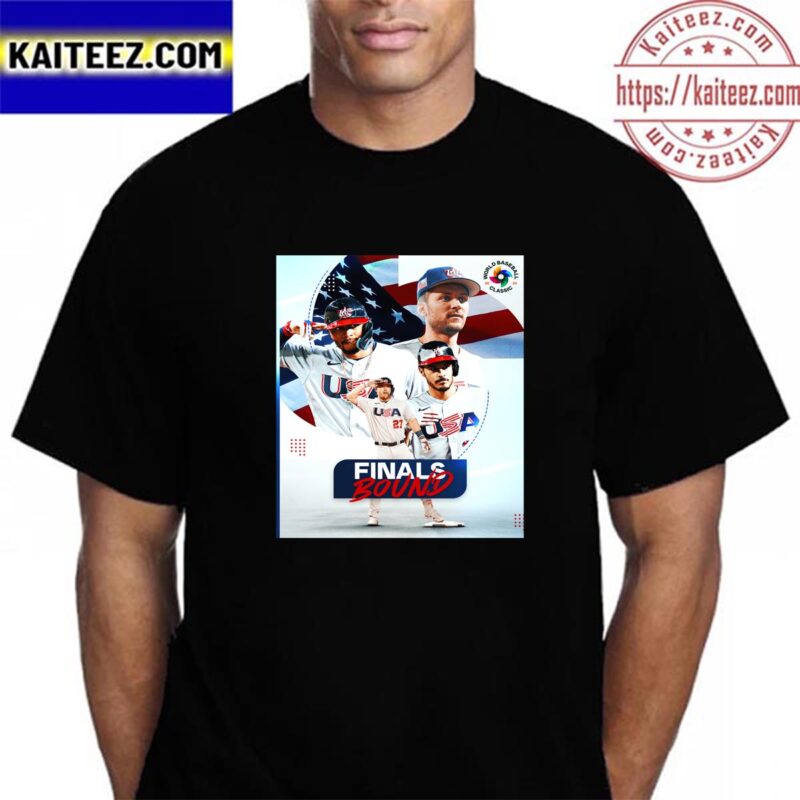 Team USA Baseball Finals Bound 2023 World Baseball Classic Vintage T ...