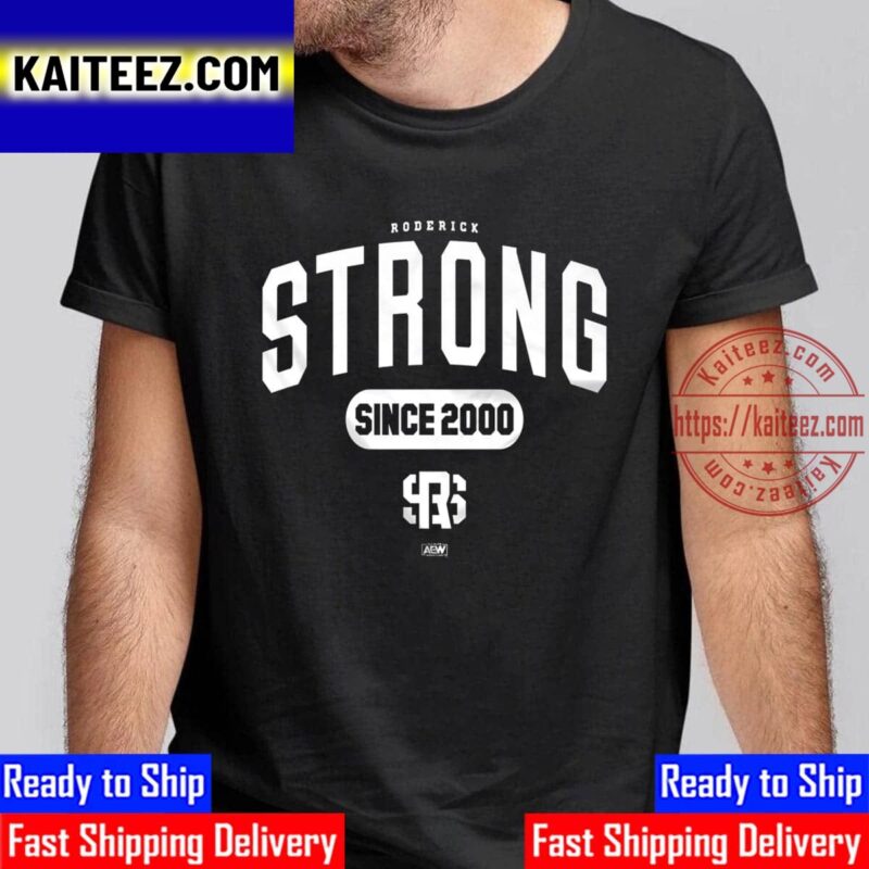 All Elite Wrestling Roderick Strong Since 2000 Vintage T-Shirt - Kaiteez