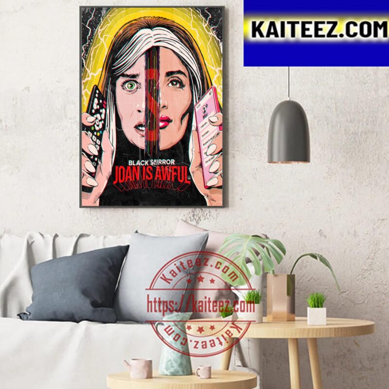 Black Mirror Joan Is Awful 2023 New Poster Art Decor Poster Canvas ...