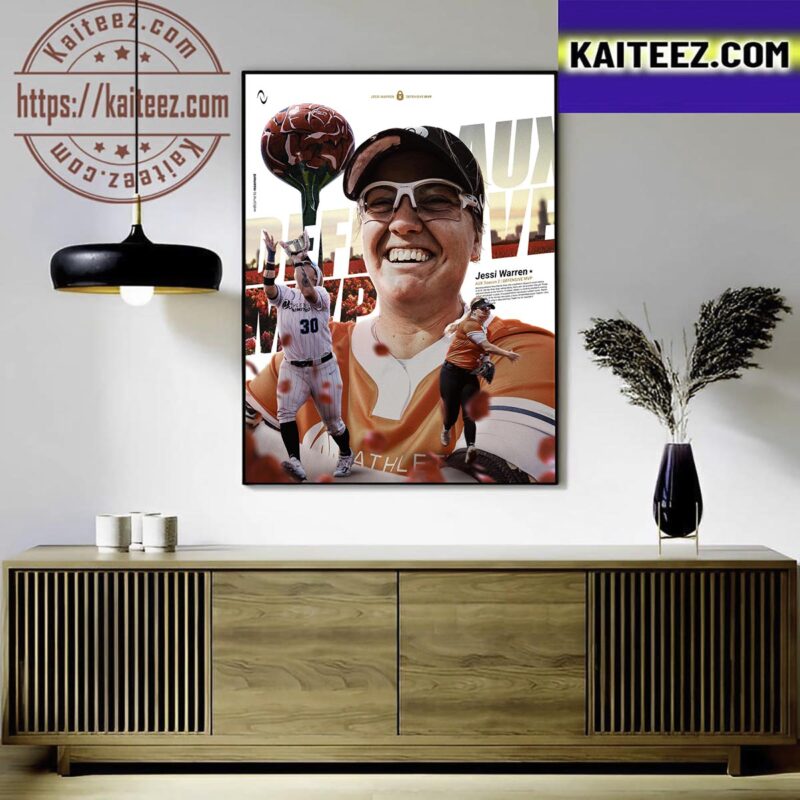 Jessi Warren Is 2023 AUX Season 2 Defensive MVP Art Decor Poster Canvas ...