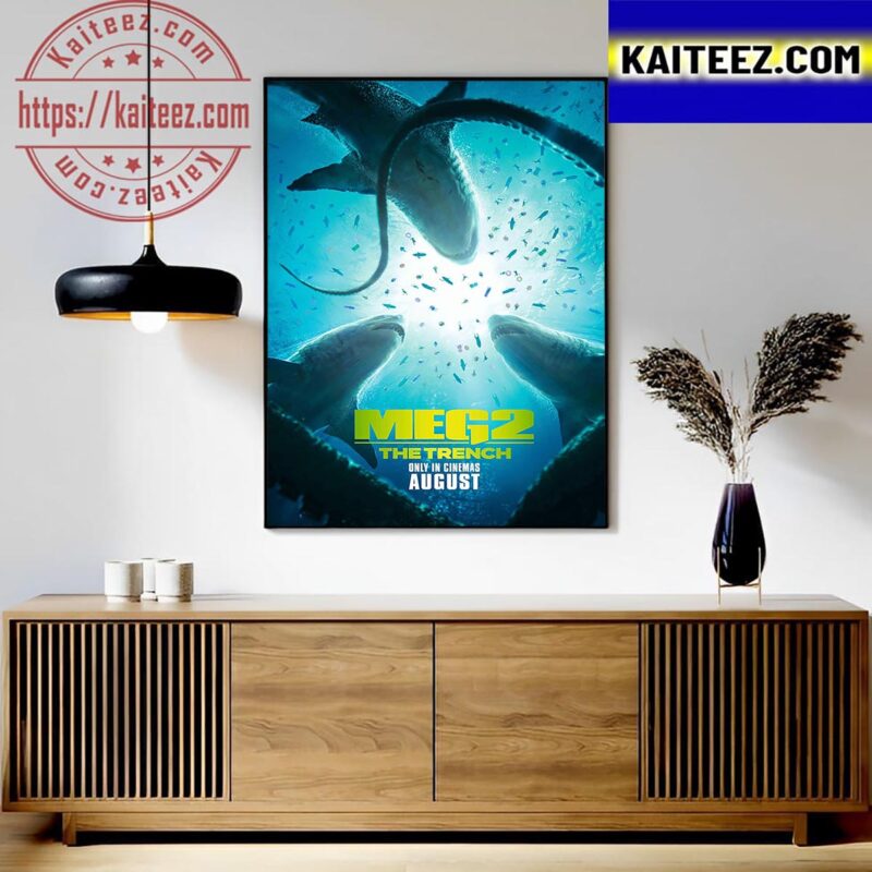Meg 2 The Trench Official Another Poster Art Decor Poster Canvas - Kaiteez
