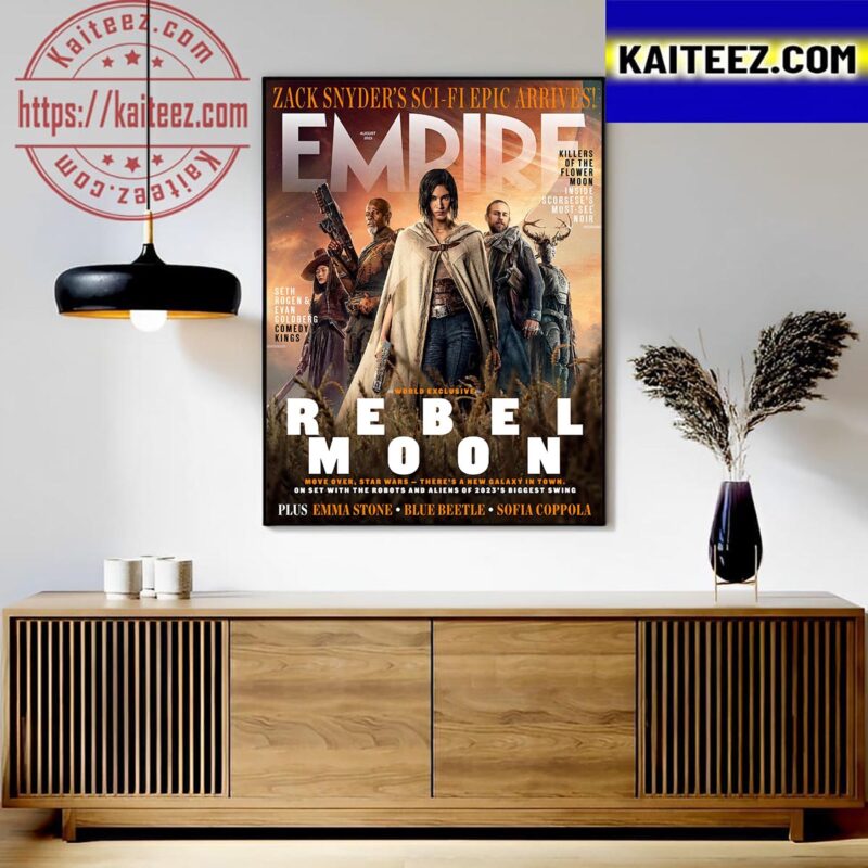 Rebel Moon Poster On Cover Of EMPIRE Magazine Art Decor Poster Canvas ...