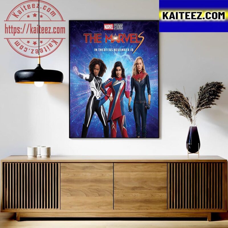 The Marvels Of Marvel Studios Promo Poster Art Decor Poster Canvas ...