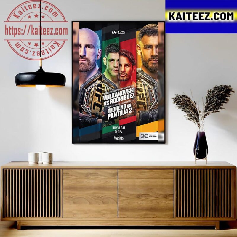 UFC 290 Fight Week Starts Poster Art Decor Poster Canvas - Kaiteez