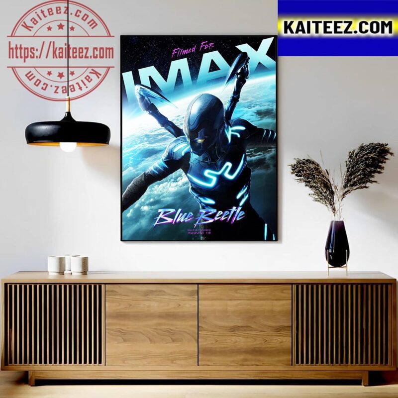 Blue Beetle New Poster Movie Filmed For IMAX Art Decor Poster Canvas - Kaiteez
