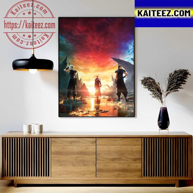 Final Fantasy VII Rebirth Official Poster Art Decor Poster Canvas - Kaiteez