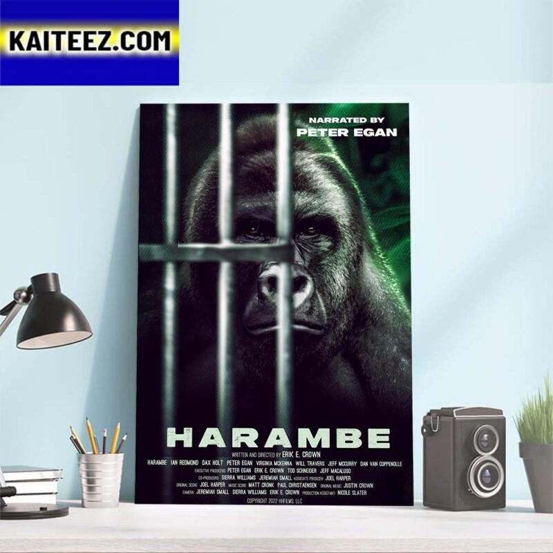 Harambe Documentary Poster 2023 Art Decor Poster Canvas - Kaiteez