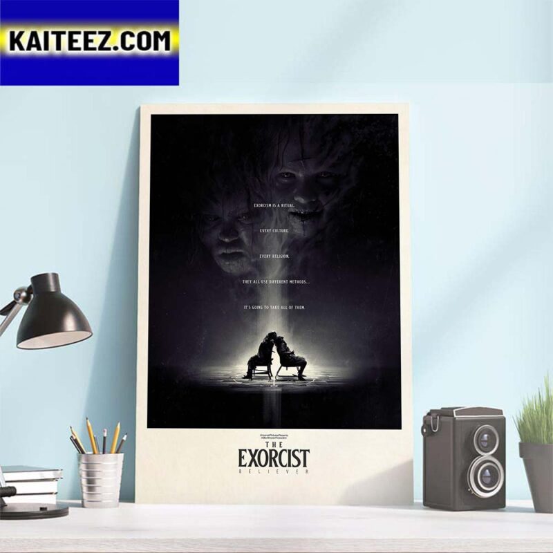 New Poster For The Exorcist Believer Art Decor Poster Canvas - Kaiteez