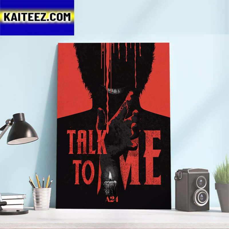 Official Poster For Talk To Me Of A24 Art Decor Poster Canvas - Kaiteez