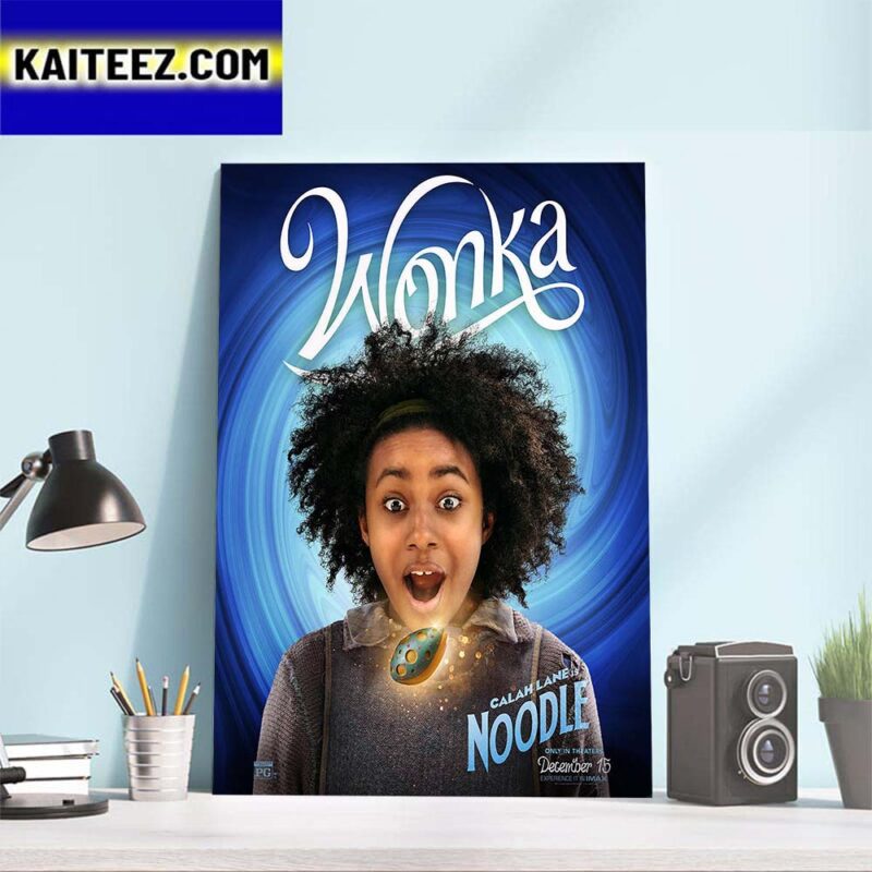 Calah Lane as Noodle in Wonka Movie Art Decor Poster Canvas - Kaiteez