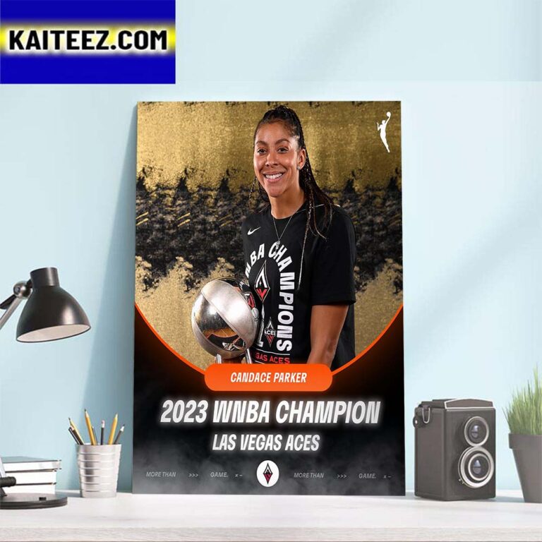 Cayla George x Las Vegas Aces 2023 WNBA Champion Art Decor Poster ...