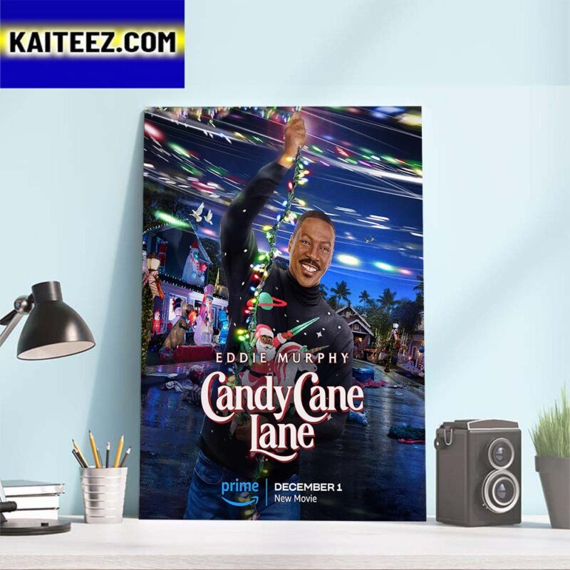 Candy Cane Lane Official Poster Art Decor Poster Canvas - Kaiteez