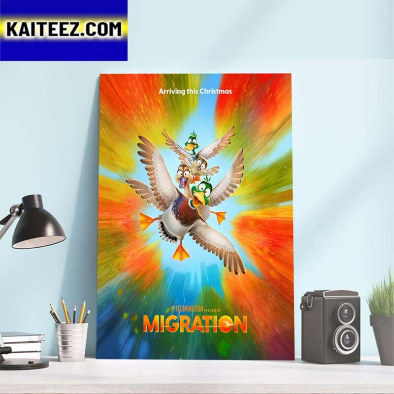 Migration New Official Poster Art Decor Poster Canvas - Kaiteez