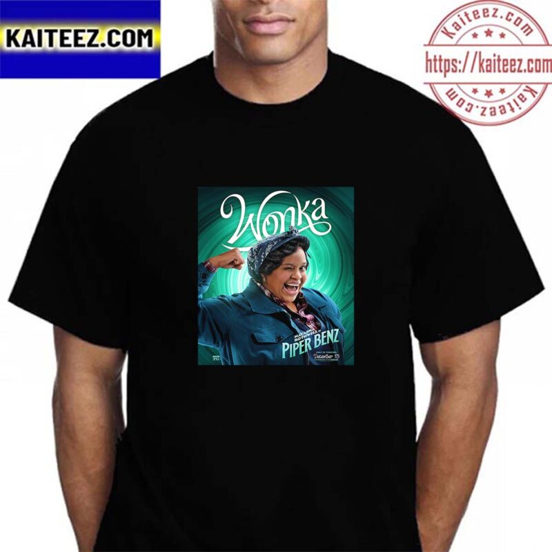 Natasha Rothwell as Piper Benz in Wonka Movie Vintage T-Shirt - Kaiteez